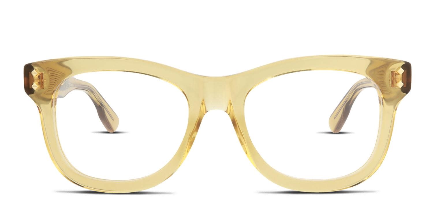 Gucci GG1086O Yellow, Clear Prescription Eyeglasses
