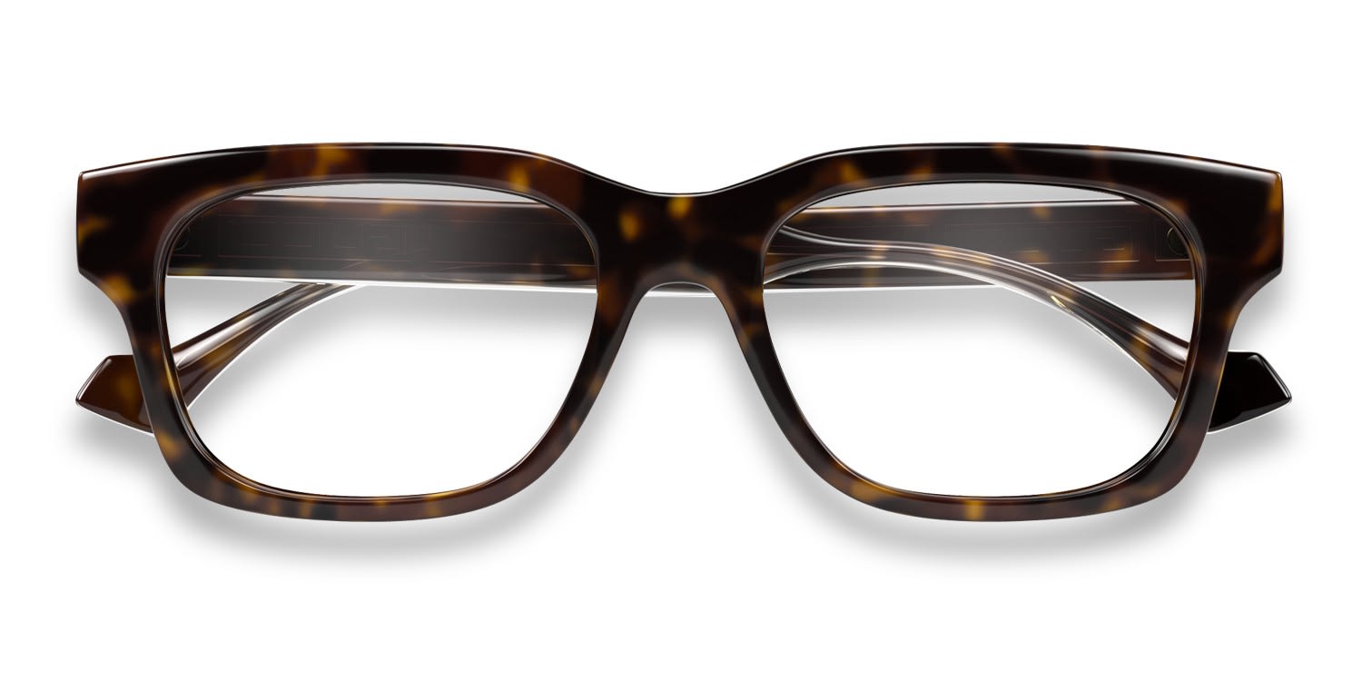 Gucci GG1731O Brown, Tortoise Prescription Eyeglasses