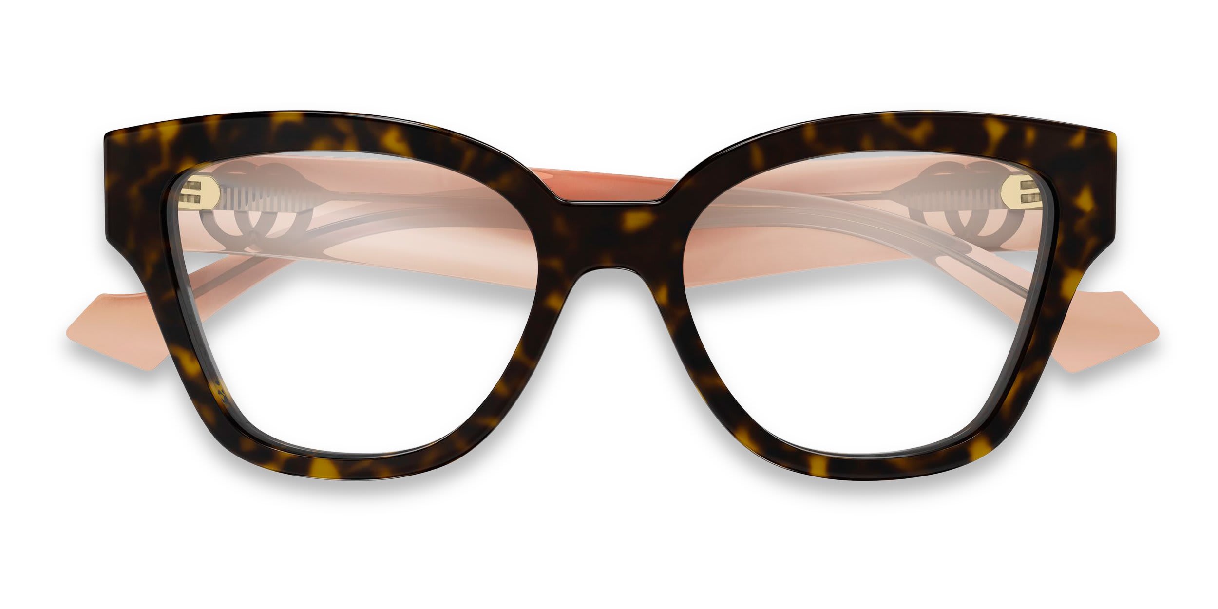 Gucci GG1424O Tortoise Prescription Eyeglasses