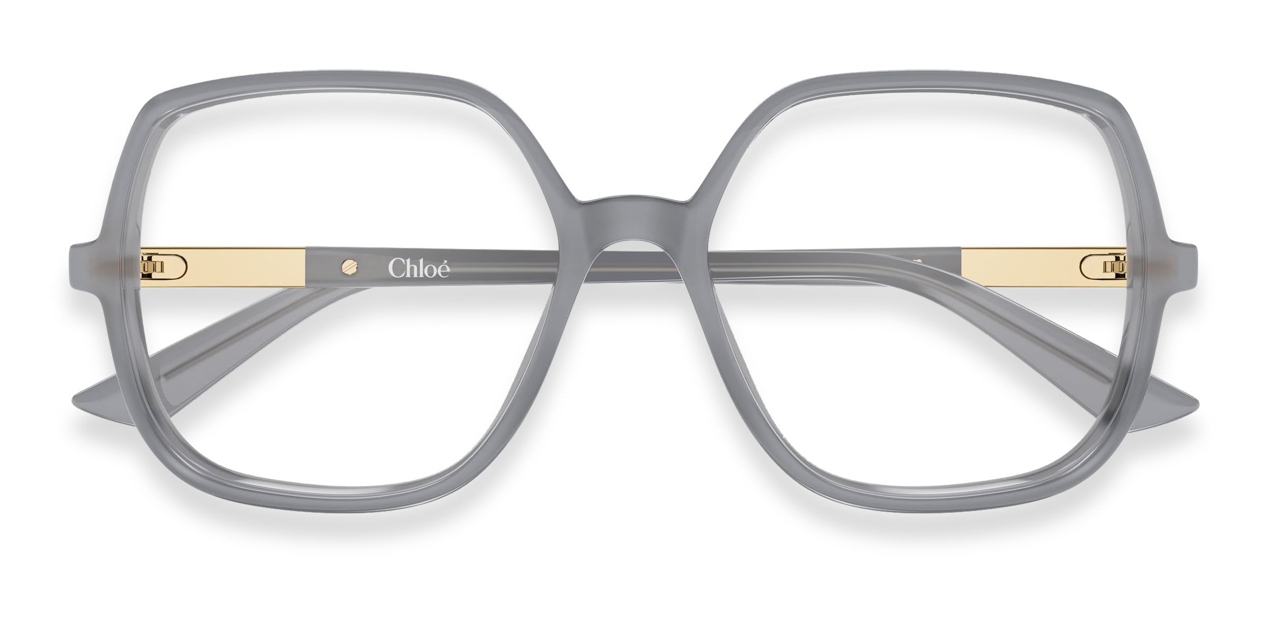The Chloé CH0368O is a modern squared optical frame with a clean ...