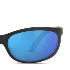 Costa Del Mar 6S9058 Fathom black frame with blue mirror lenses. Lenses ...