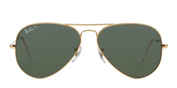 ray ban aviator solid gold