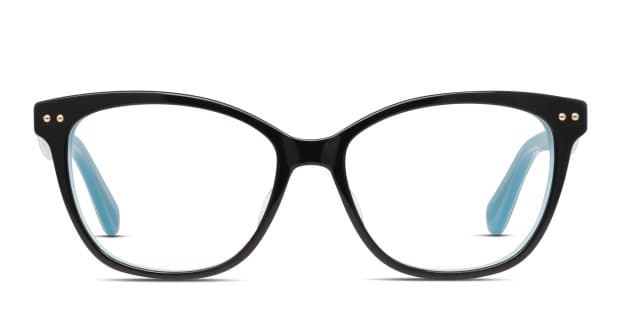 dark blue eye frames