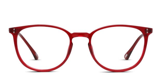 red frames for men