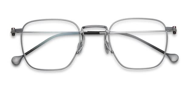 Yohji Yamamoto Look 025 Silver Prescription Eyeglasses Yohji Yamamoto Look 025 Silver Prescription Eyeglasses