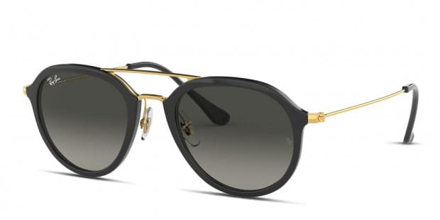 Ray Ban RB4253 Black Gold Prescription Sunglasses