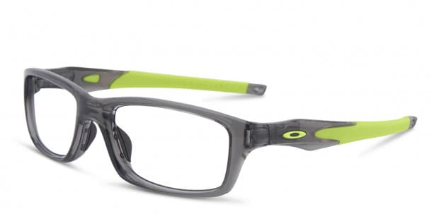 Oakley Crosslink Gray w/Yellow Prescription Eyeglasses Oakley Crosslink Gray w/Yellow Prescription Eyeglasses
