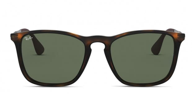 Ray Ban RB4187 Chris Brown Tortoise Green Prescription Sunglasses 50 Off Lenses