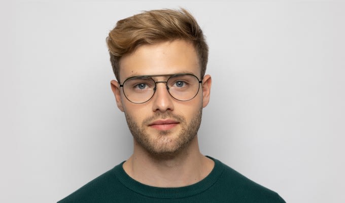 Ottoto Craft Green Eyeglasses Includes FREE Rx Lenses